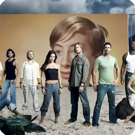 Photo effects. Hero of Lost TV show