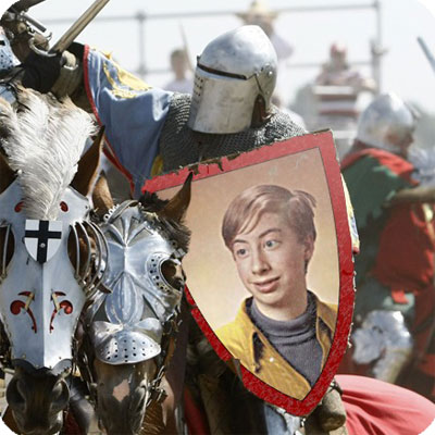 Photo effects. In honor of the King and Queen