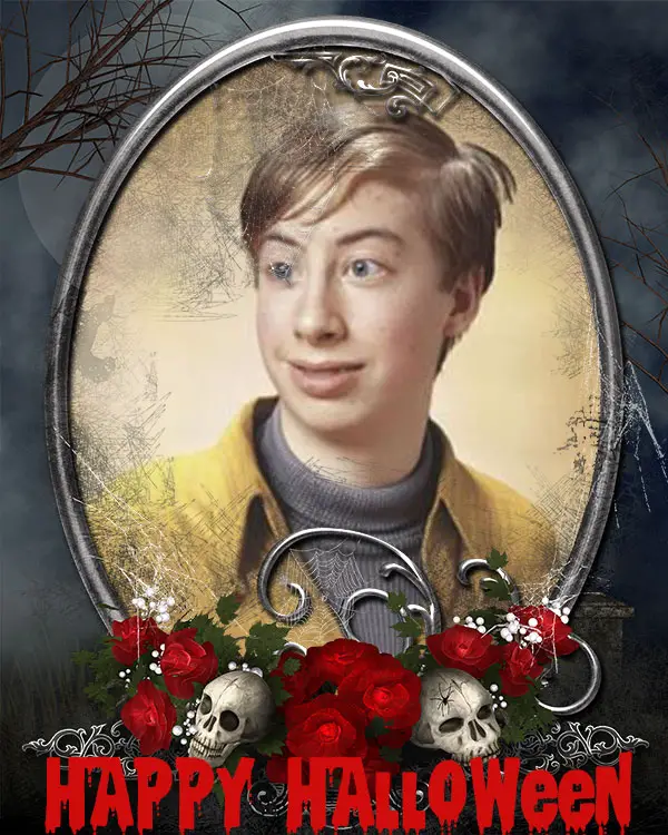 Photo effects. Spooky spooky Halloween