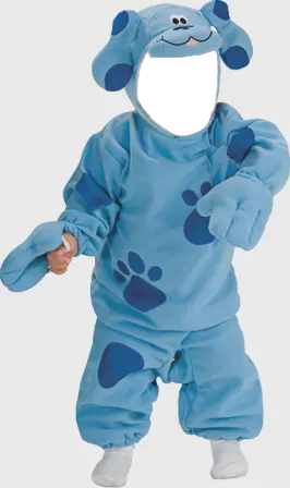 Face effects. Baby. Dog