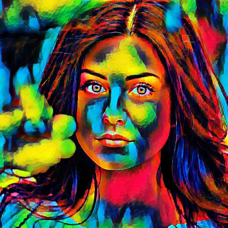 Photo Art. The world of bright colors