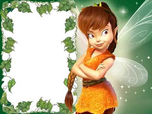 Photo frames. Brown fairy