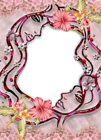 Photo frames. Yin yang theme