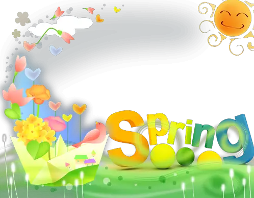 Photo frames. Spring is coming