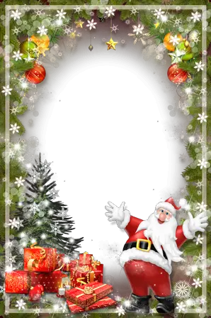 Photo frames. Greetings from Santa
