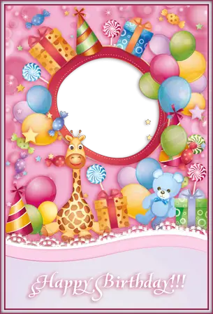 Photo frames. Happy Birthday day
