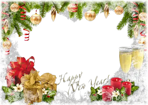 Photo frames. Meet the New Year together