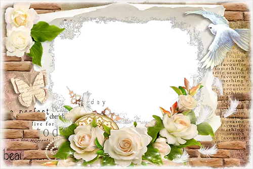 Photo frames. Wedding is a beautiful day