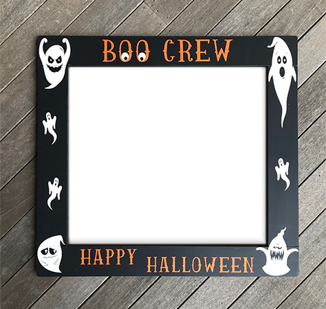 Photo frames. Happy Halloween. Boo crew