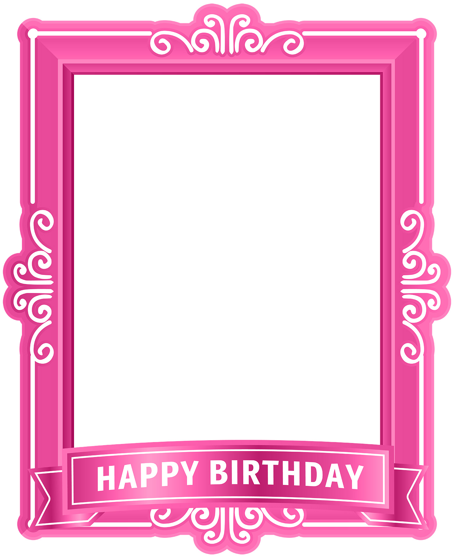 Pink Poster Frame